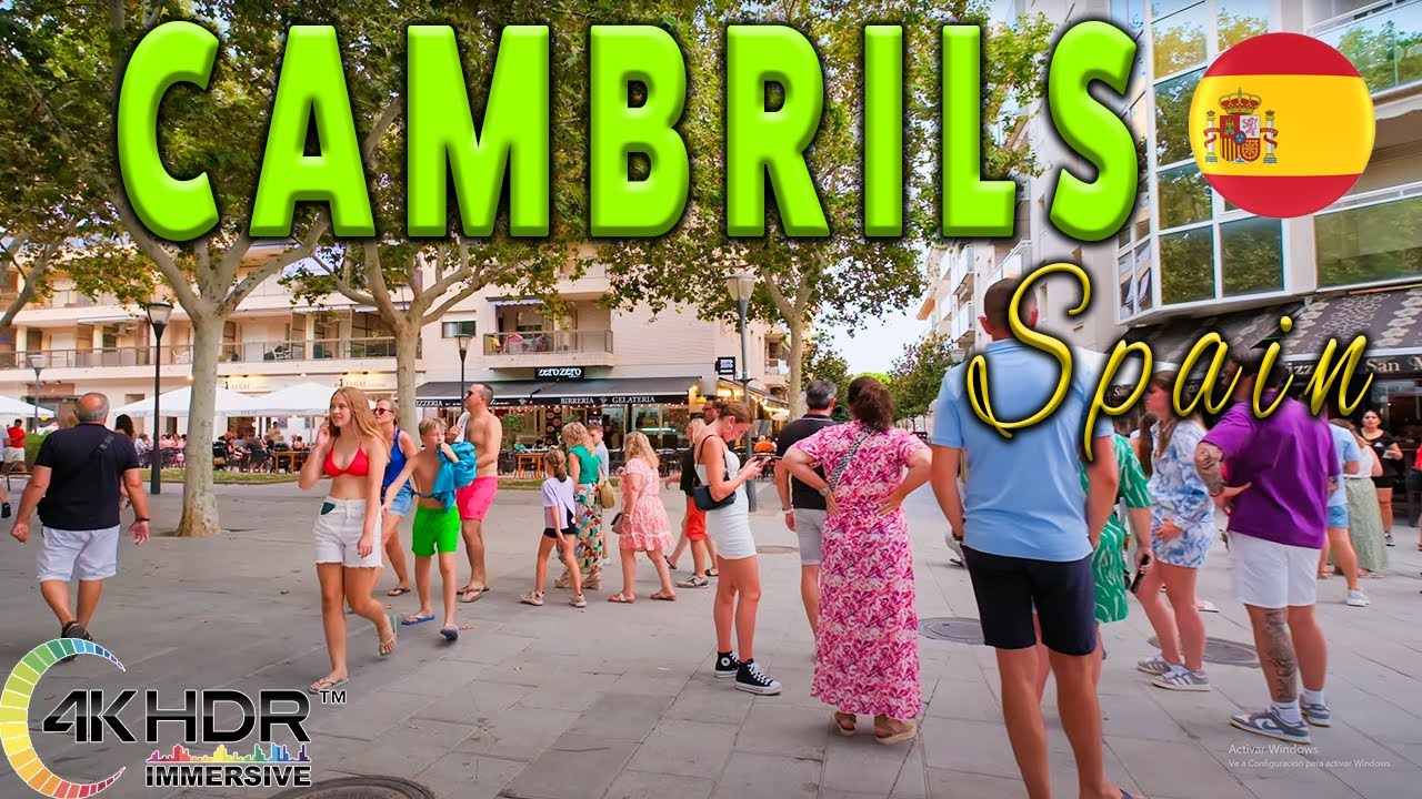 CAMBRILS SPAIN 4K - Town & Beach WALK TOUR | Costa Daurada | 4K UHD ...