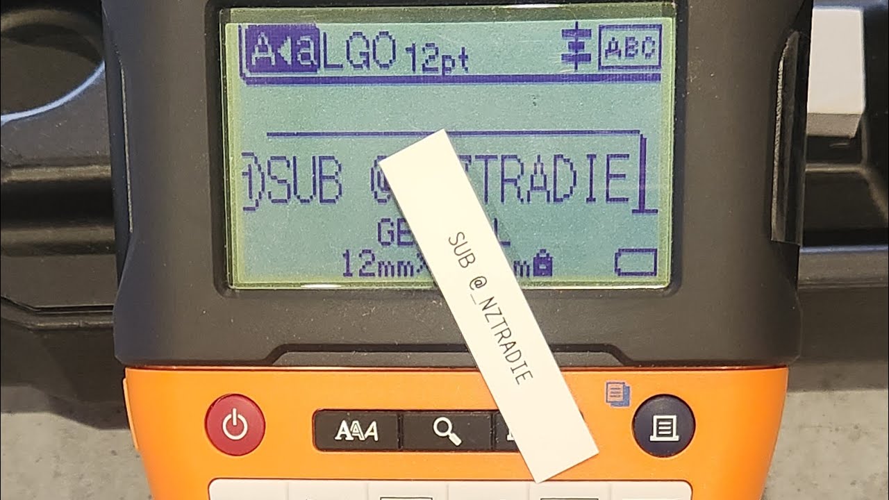 How to use a Brother Ptouch label maker - YouTube
