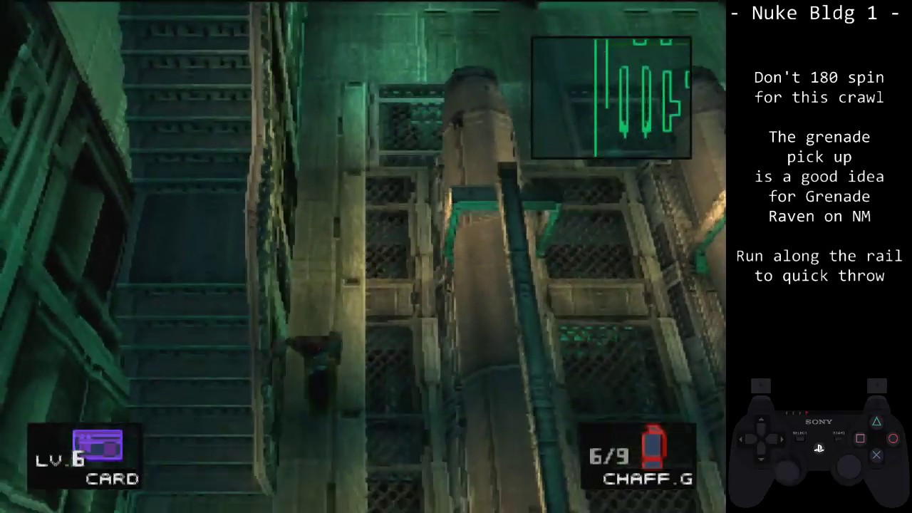 MGS - Nuke Bldg 1 Tutorial - (Any% and All Bosses) - YouTube