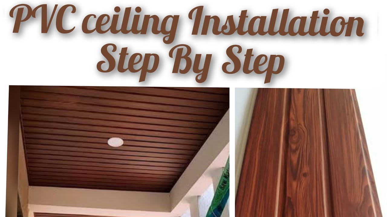 How to Install PVC Ceiling | Step-by-Step DIY Guide (Complete from ...