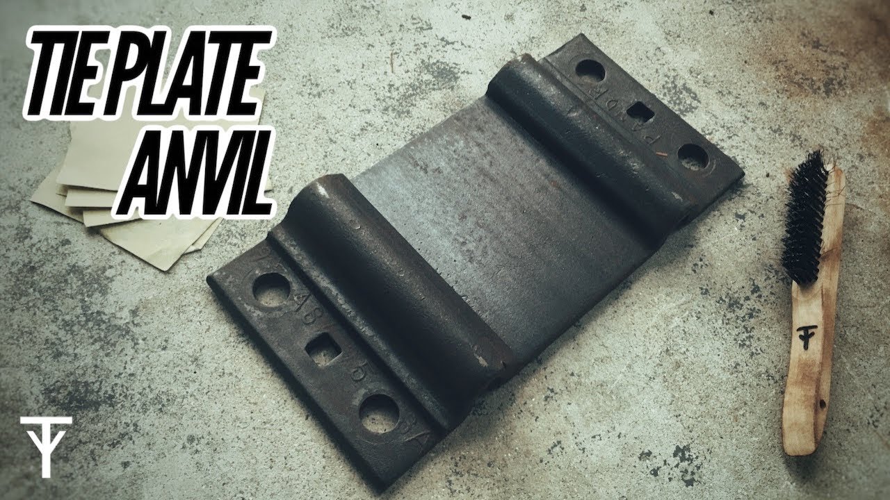Making an anvil from a tie plate. - YouTube
