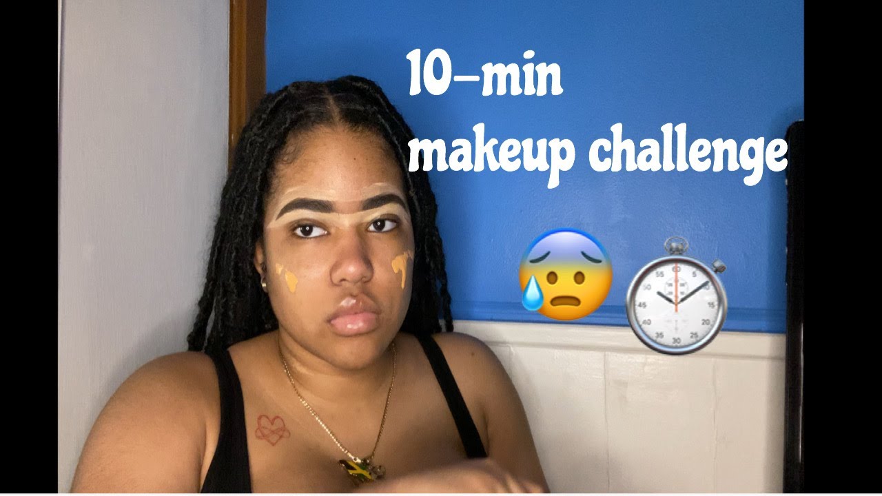 10 MINUTE MAKEUP CHALLENGE... - YouTube