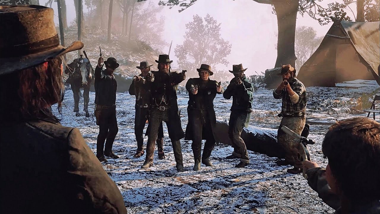 RDR2 Ending But this Time they are all against.... - YouTube