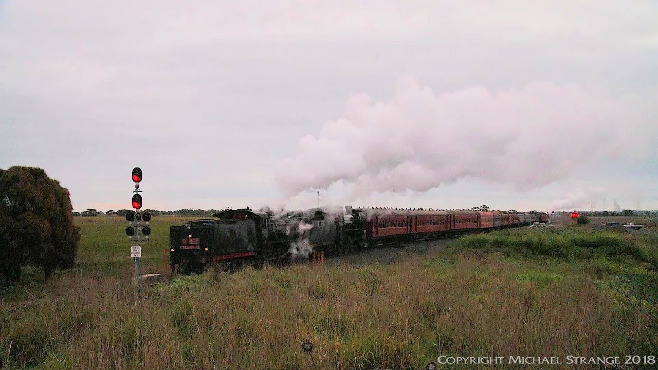 Steamrail D3 639, A2 986 & R761 Heritage Steam Train - PoathTV ...