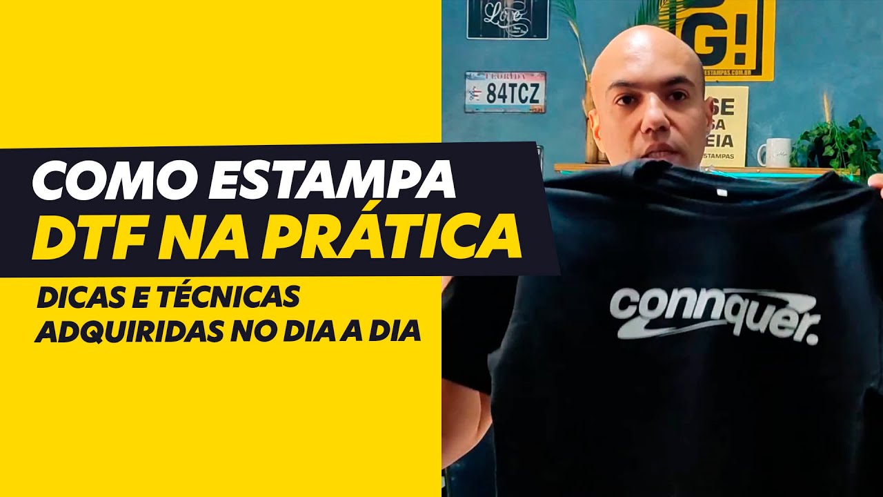 Como estampar DTF na prática [DICAS DE ESTAMPA] - YouTube