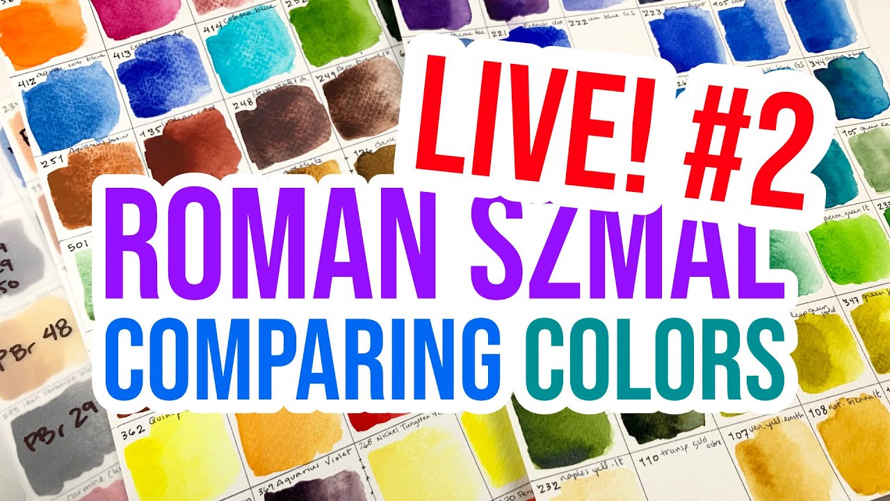 LIVE! - Comparing MORE Roman Szmal Colors! - YouTube