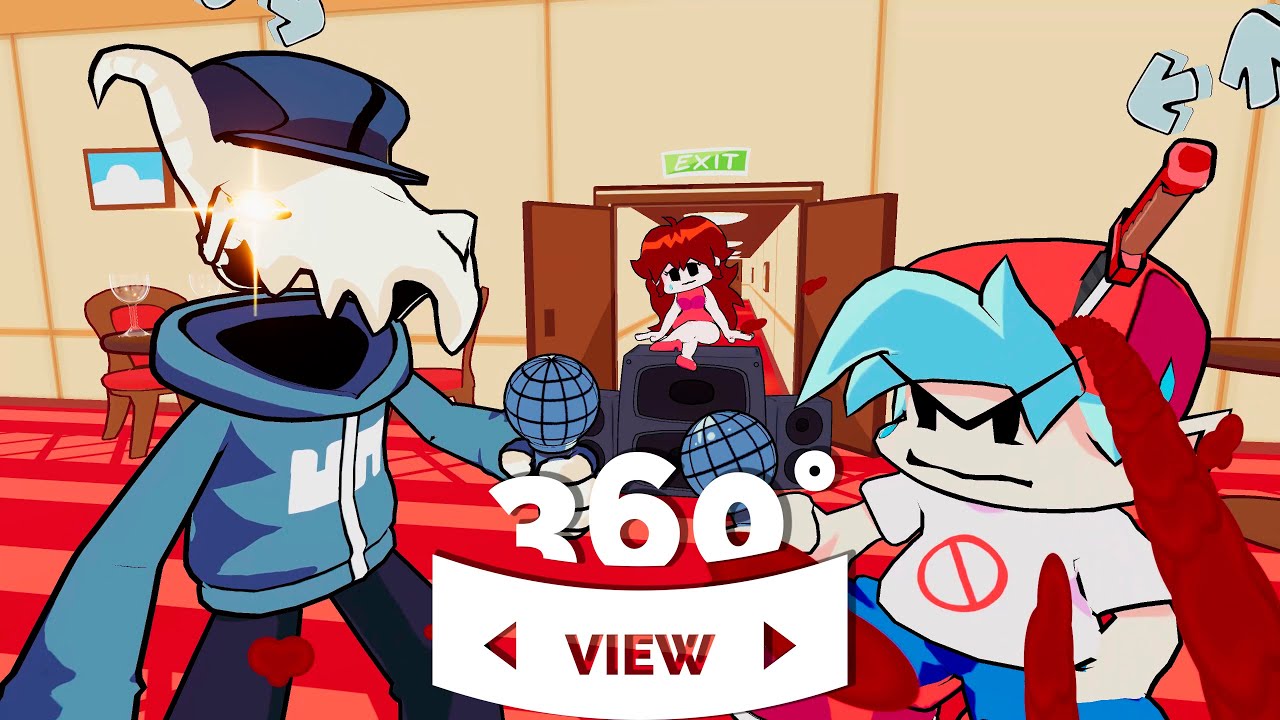 Friday Night Funkin VR POV 360° Animation vs Tabi part 2 [Last Chance ...