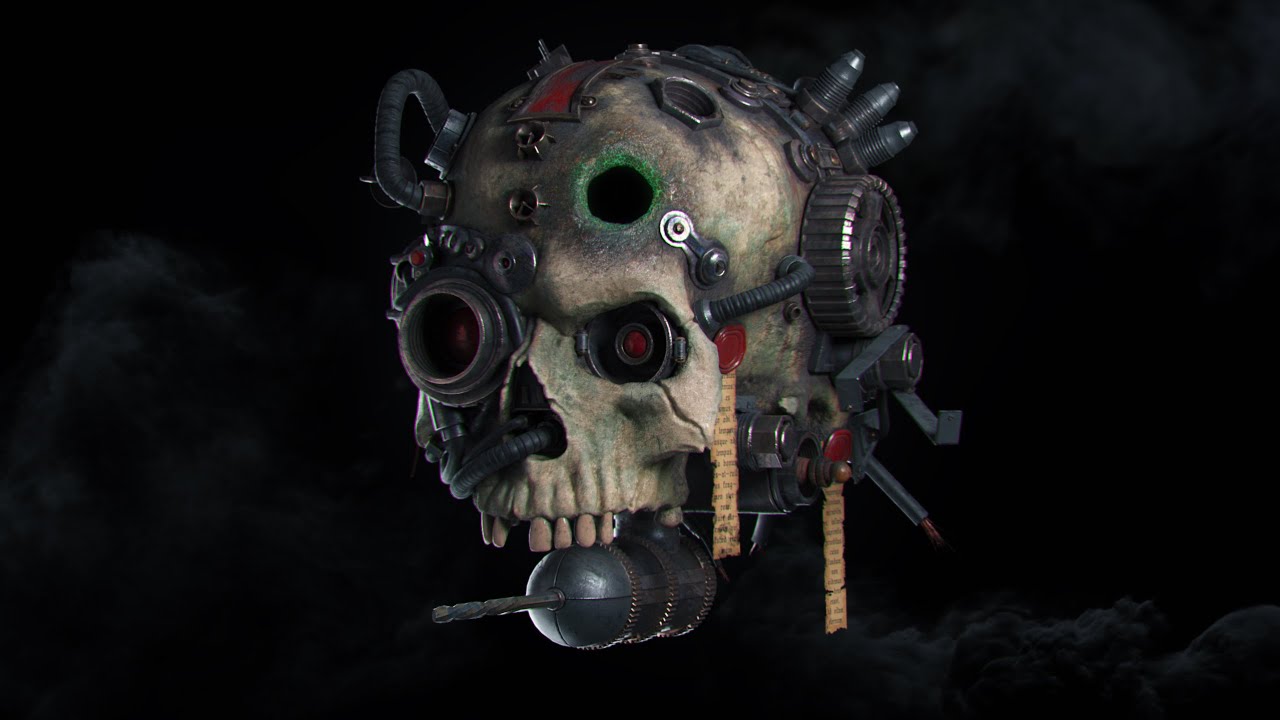 Warhammer 40K Servo-skull - Kite O - YouTube