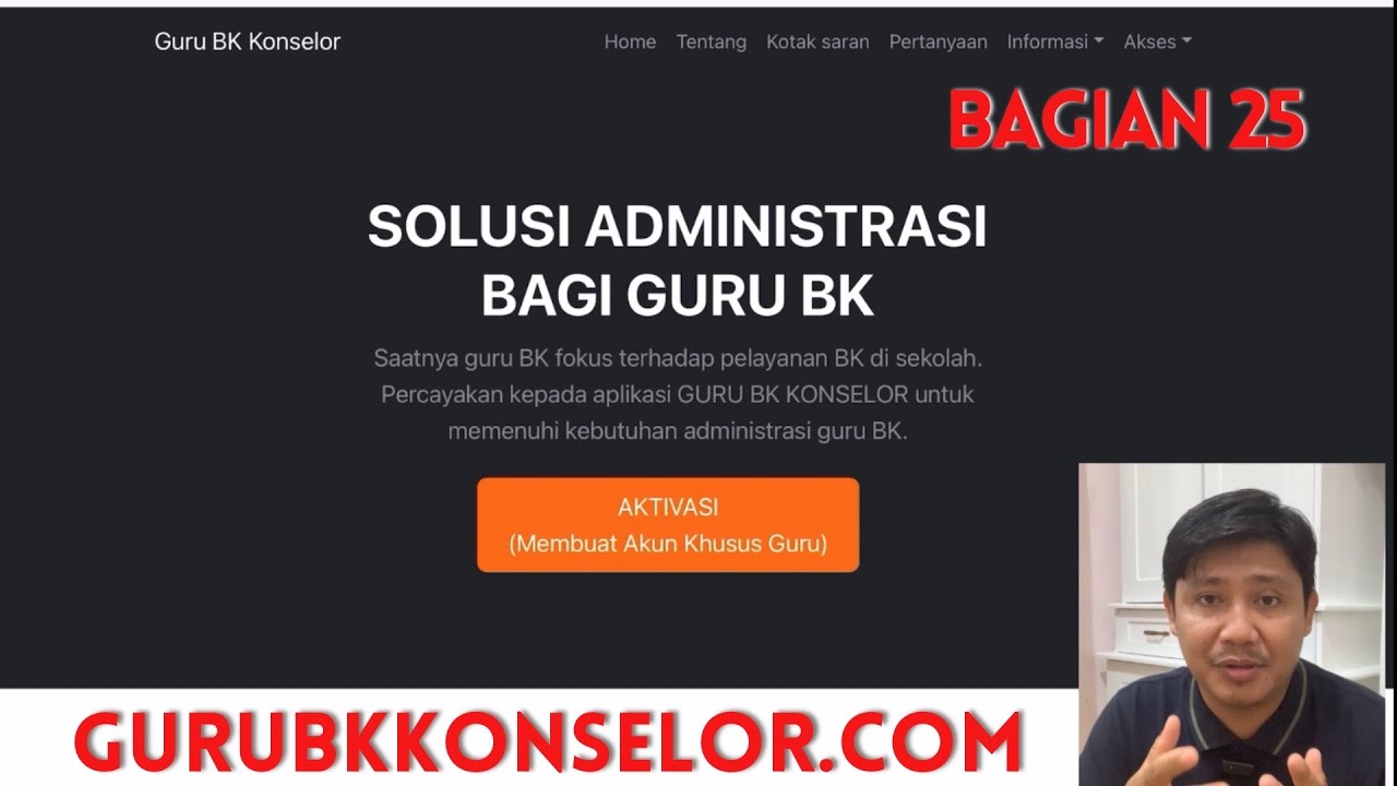 Aplikasi Administrasi Guru BK “GURU BK KONSELOR” - YouTube