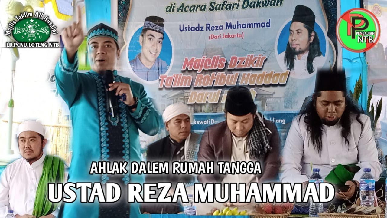Ceramah ustad reza muhammad di lombok ll ahlak dalem rumah tangga part ...
