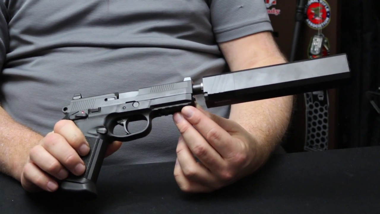 The FN FNX 45 Tactical and Silencerco 45OSPREY - YouTube
