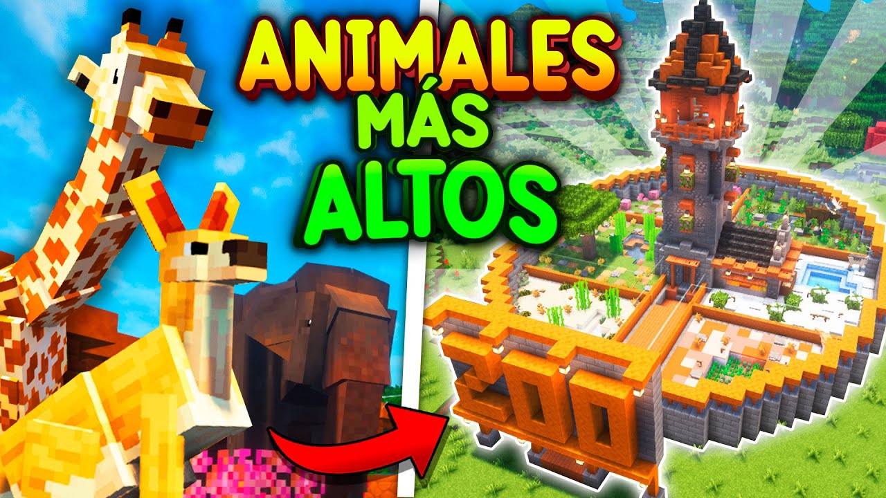 Construí un ZOO con los ANIMALES más ALTOS del MUNDO 🦒🐘 - YouTube