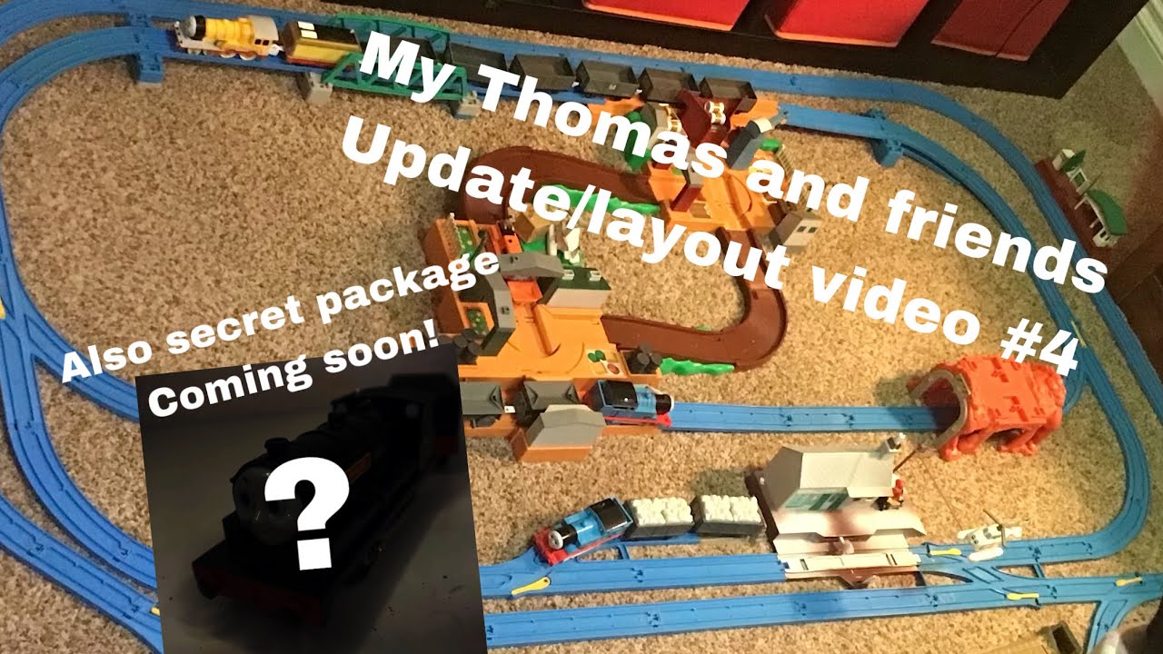 My Tomy Thomas and Friends Layout / Update video #4 (Secret package ...