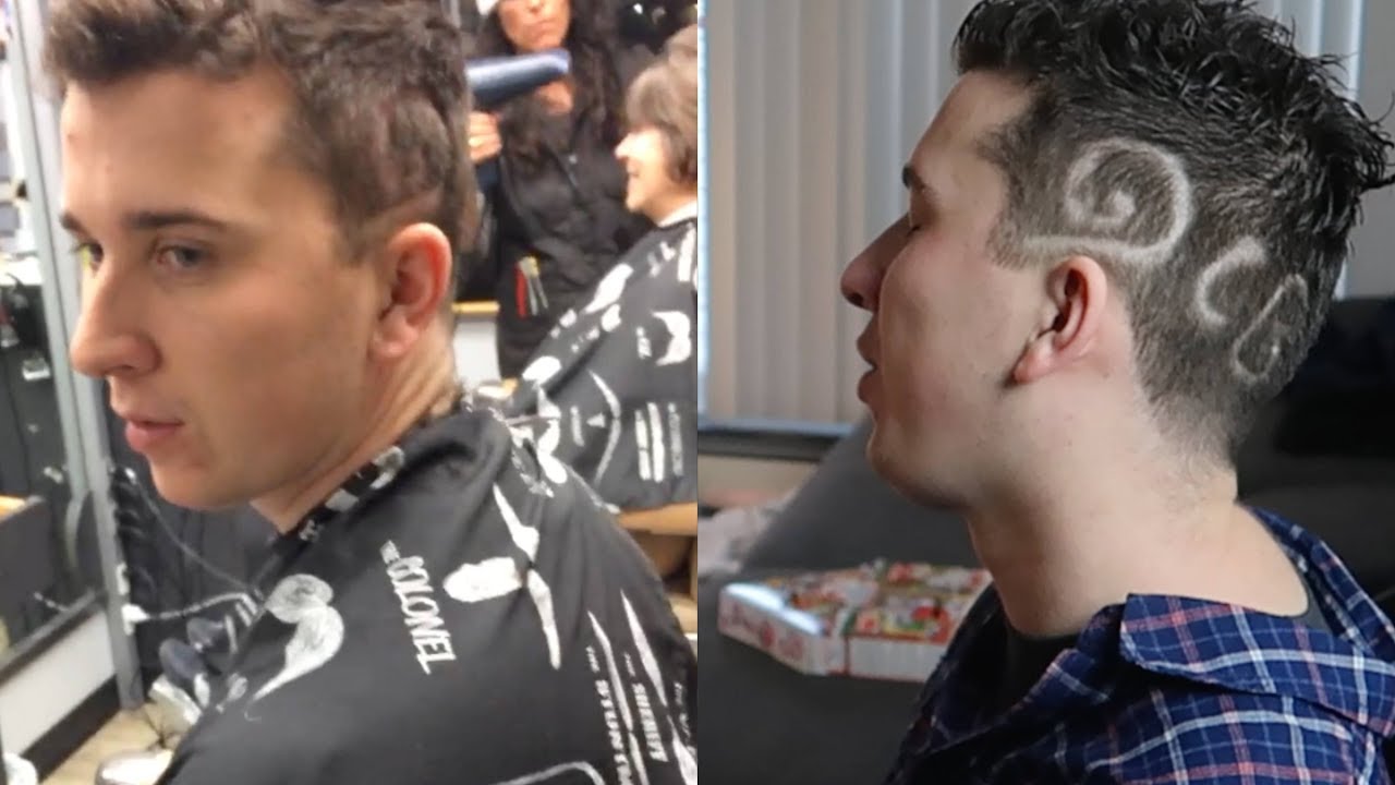 I Got A CLEVELAND Browns Tattoo In My Hair! - YouTube