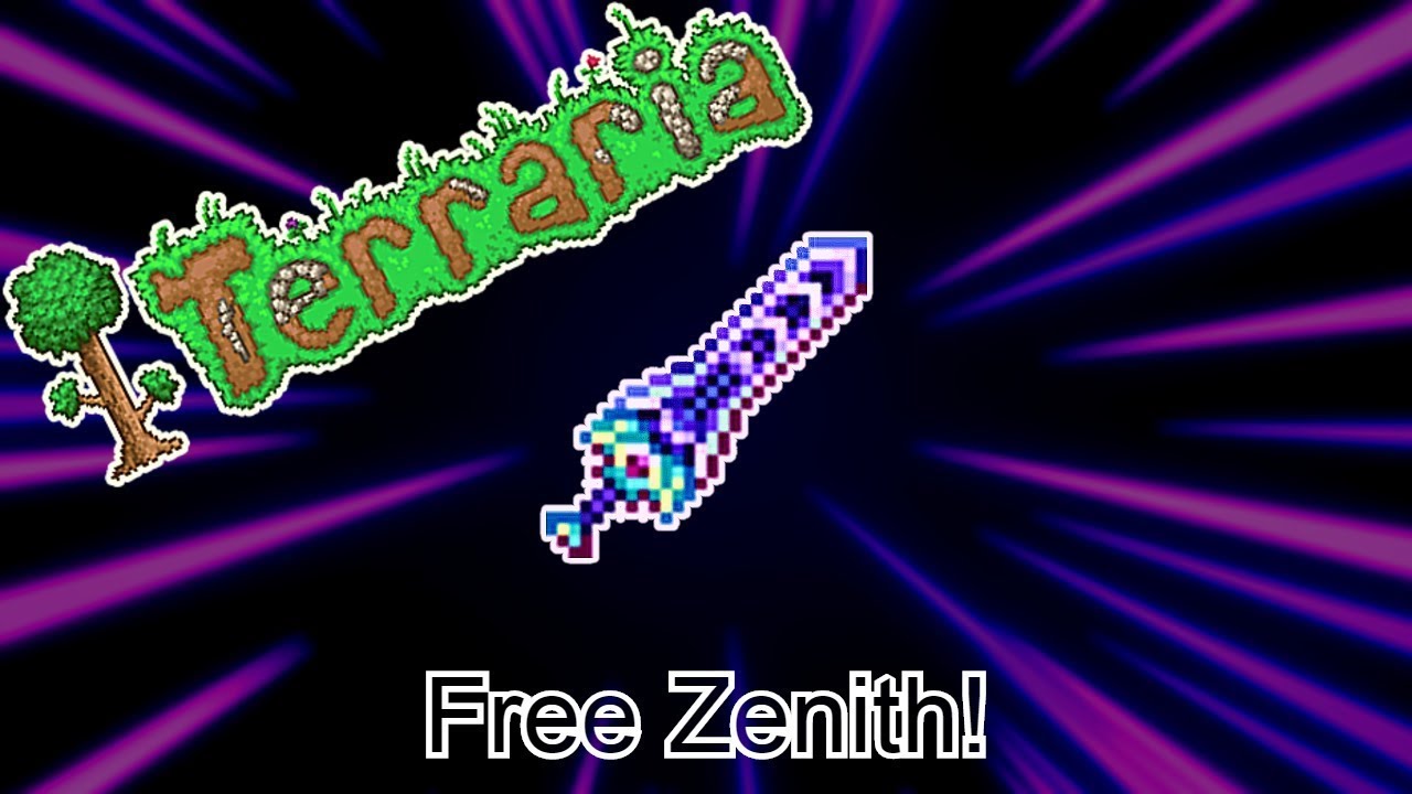 How To Get A Zenith In Terraria In Under 5 Minutes - YouTube