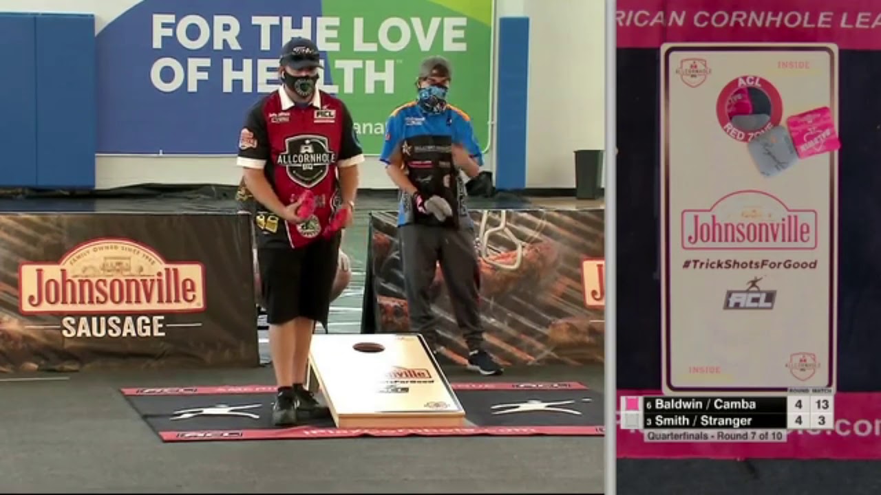 Cornhole: Justin Stranger 4 Bagger - YouTube