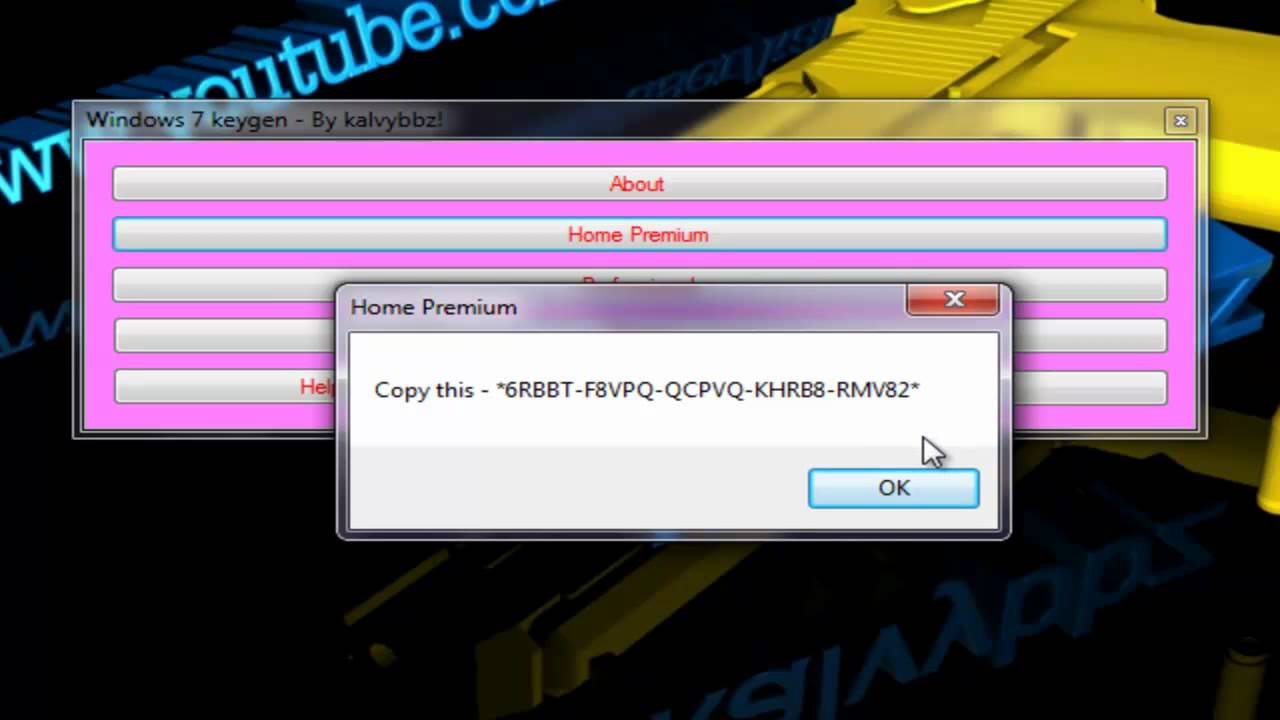 Windows 7 keygen 2011! - YouTube