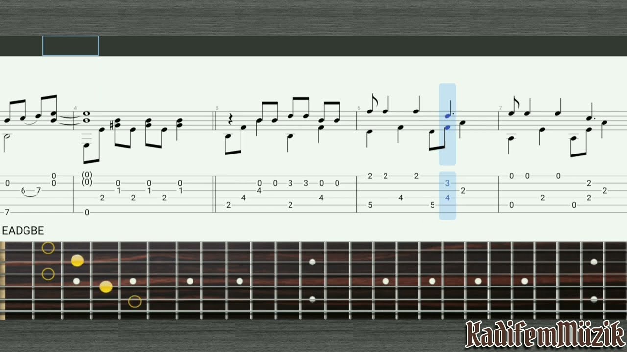 Mad World by Eiro Nareth Easy Fingerstyle Guitar Tutorial Tabs Acordes ...