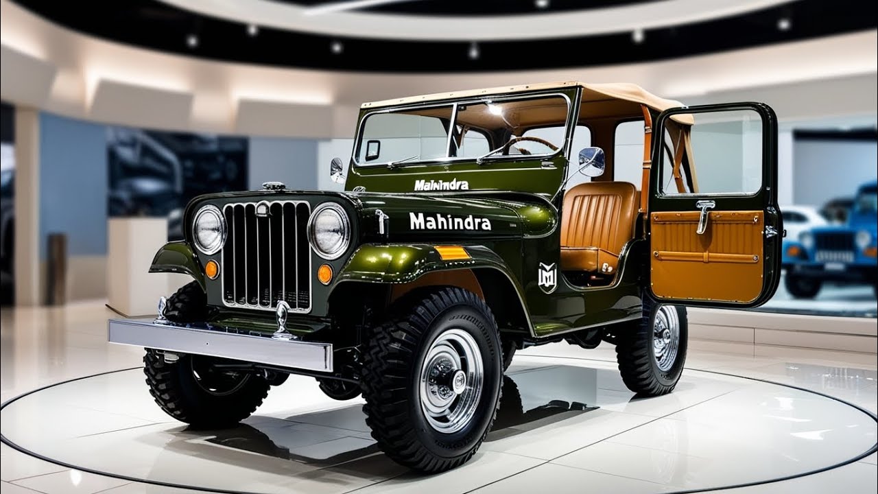 "Classic Beauty: Restoring a Vintage Mahindra Jeep" - YouTube