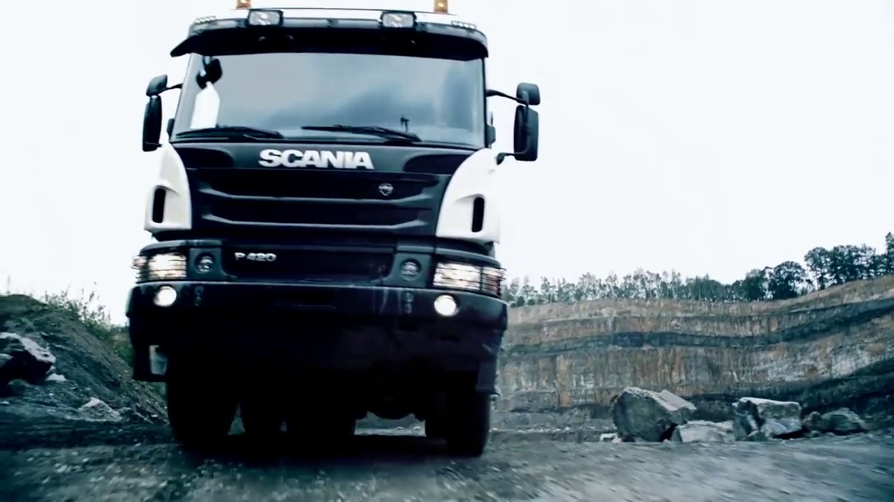 The new Scania Off road trucks in action - YouTube