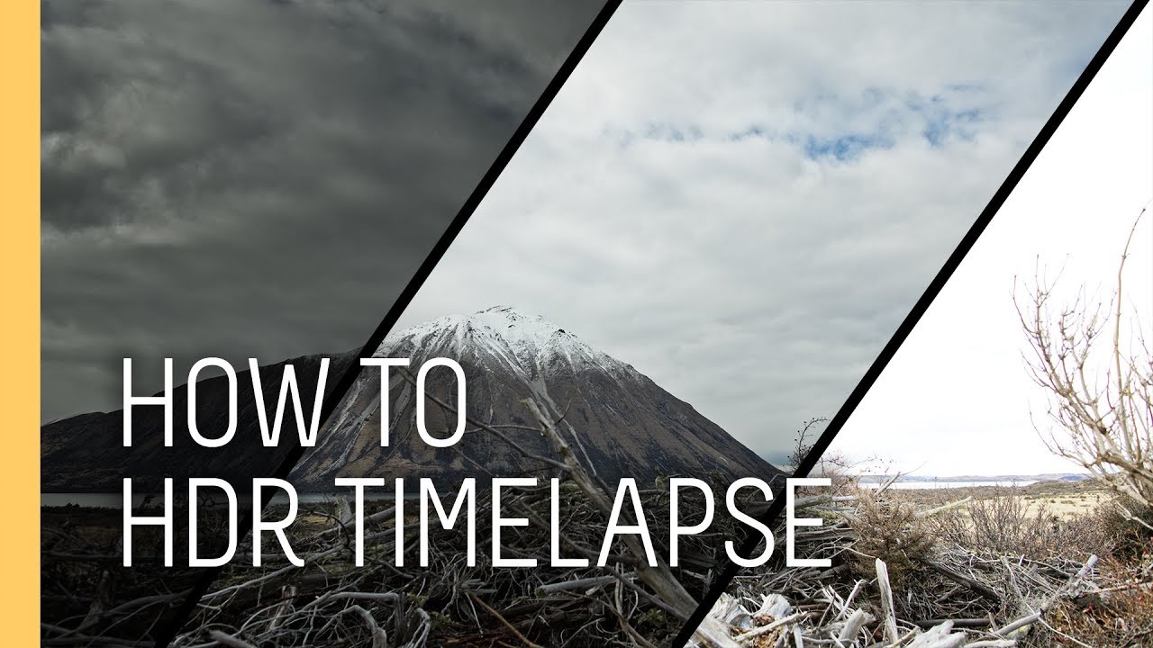 Quick Tip - How to Set Up and Shoot an HDR Motion Time-lapse - YouTube