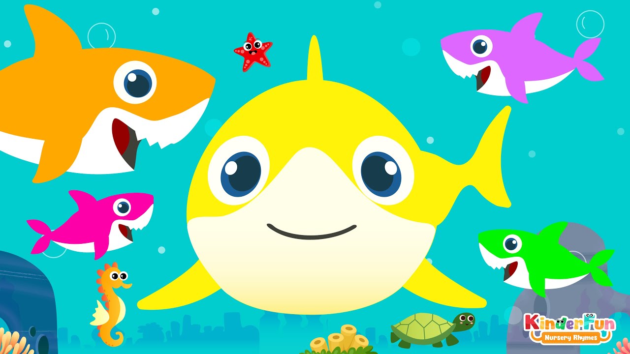 10 Little Sharks | Baby Songs | Nursery Rhymes & Kids songs - YouTube