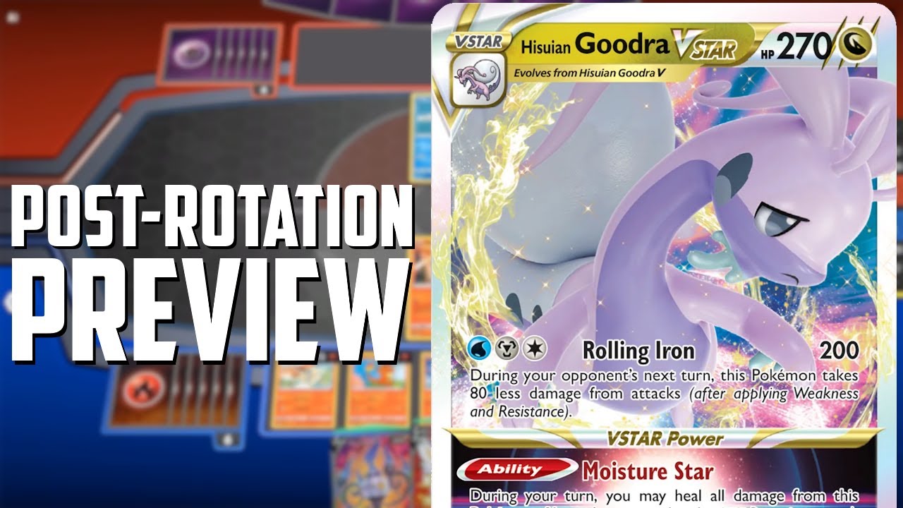 Goodra VSTAR POST-ROTATION PREVIEW WITH DECK LISTS - Pokemon TCG - YouTube