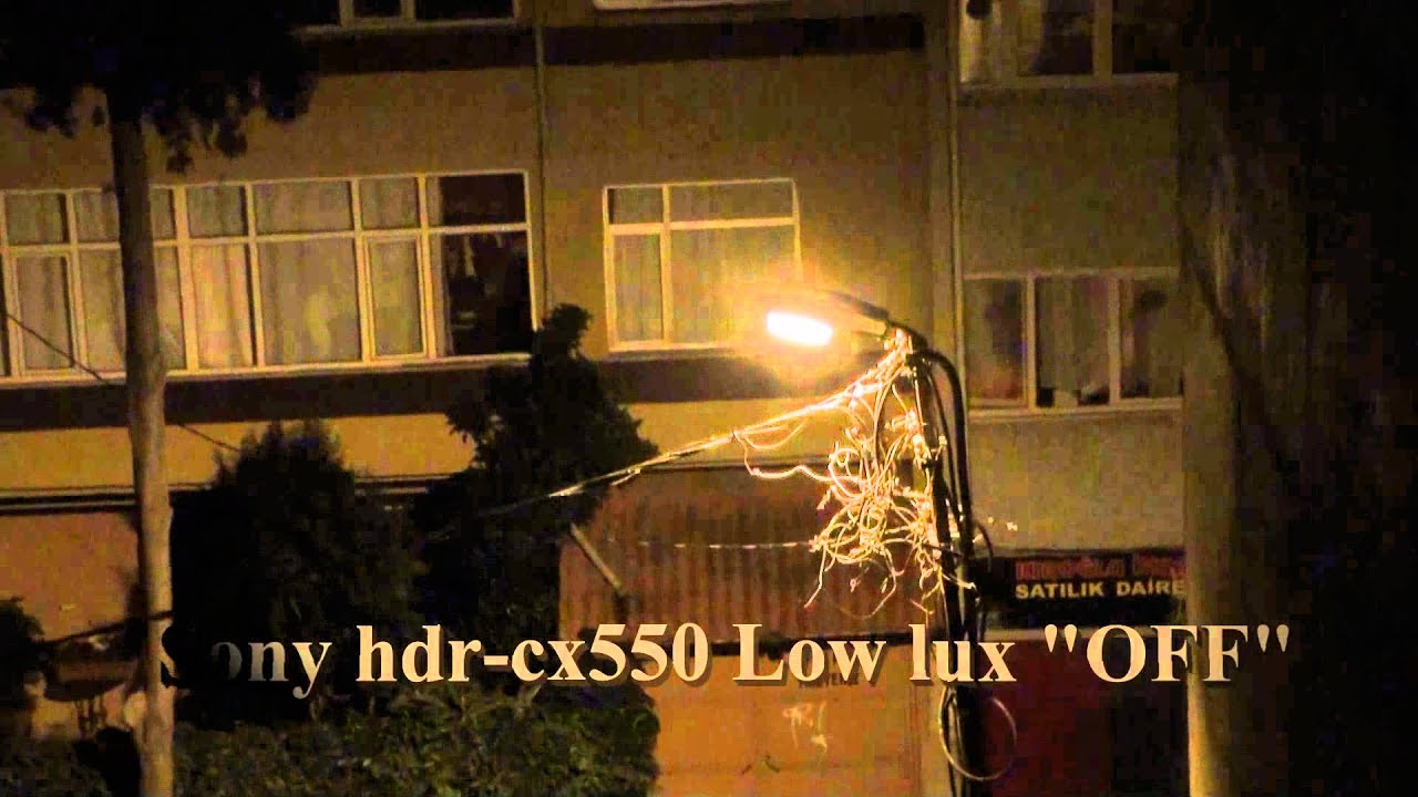 SONY HDR CX550 - YouTube