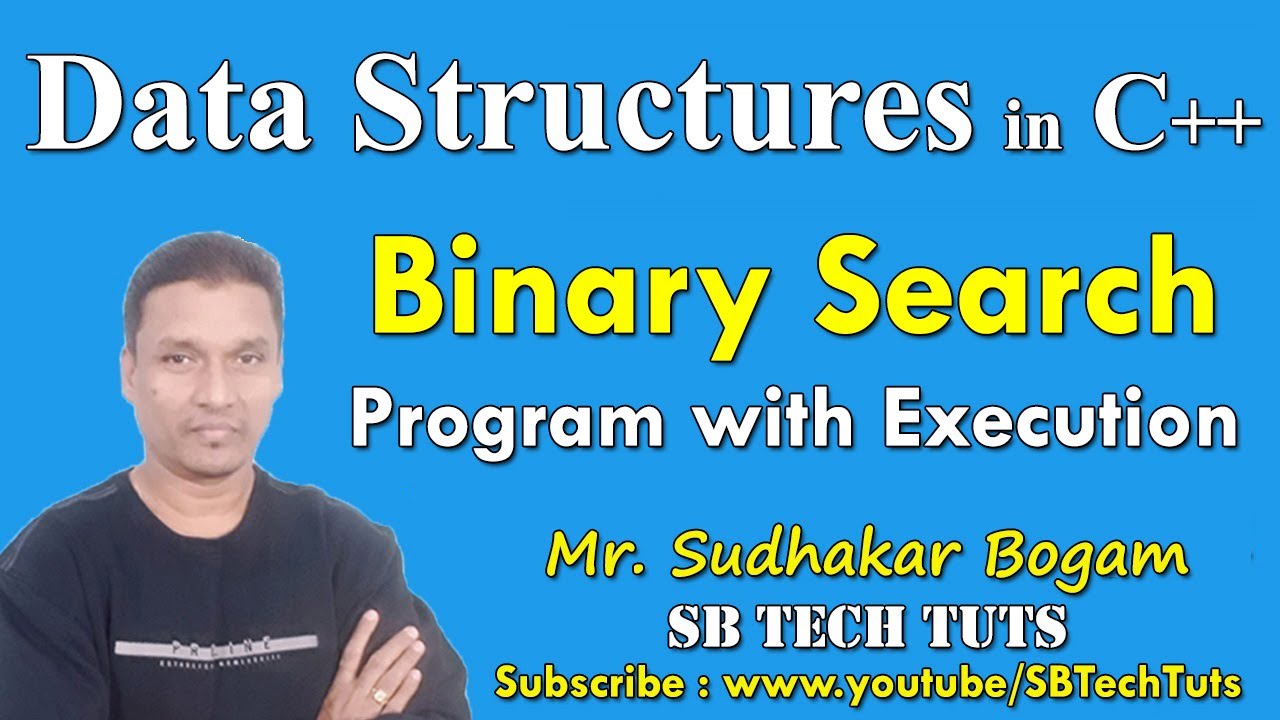 Program To Implement Binary Search Binary Search Program Data Structures Youtube 4558