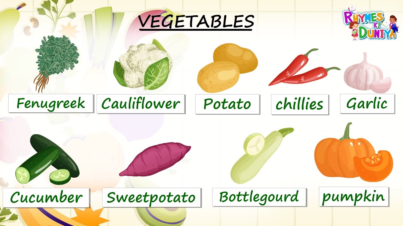 Vegetable Names Made Easy: Fun Learning for Kids! Let's Get Veggie! Fun ...