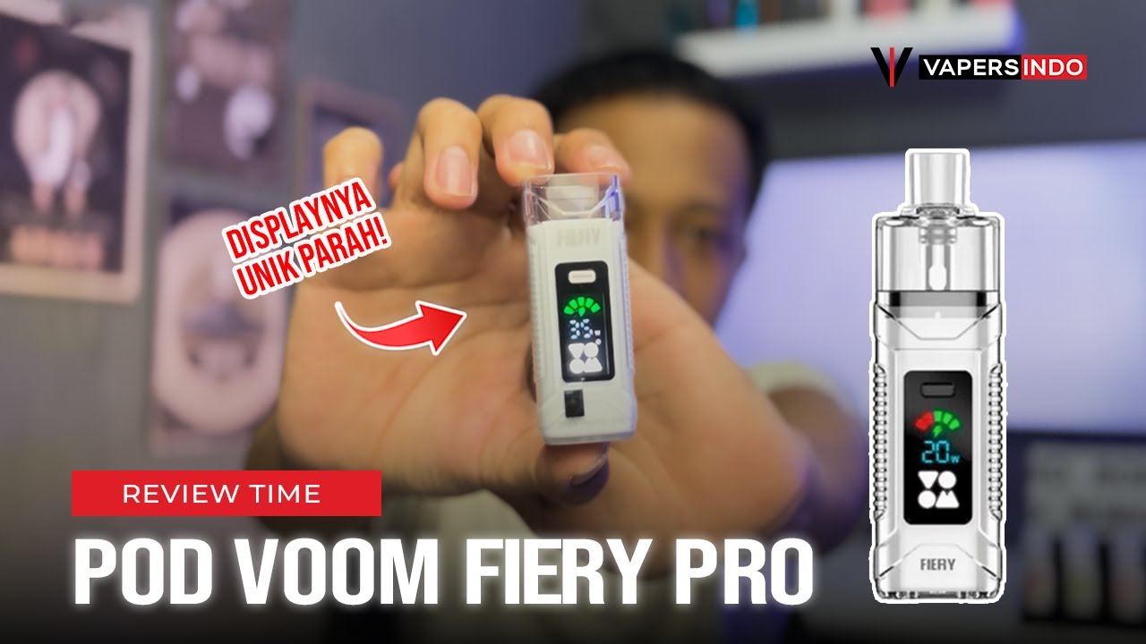 UNBOXIN & REVIEW POD VOOM FIERY PRO 2 | POD UNTUK LIQUID FREEBASE 🔥💨 ...