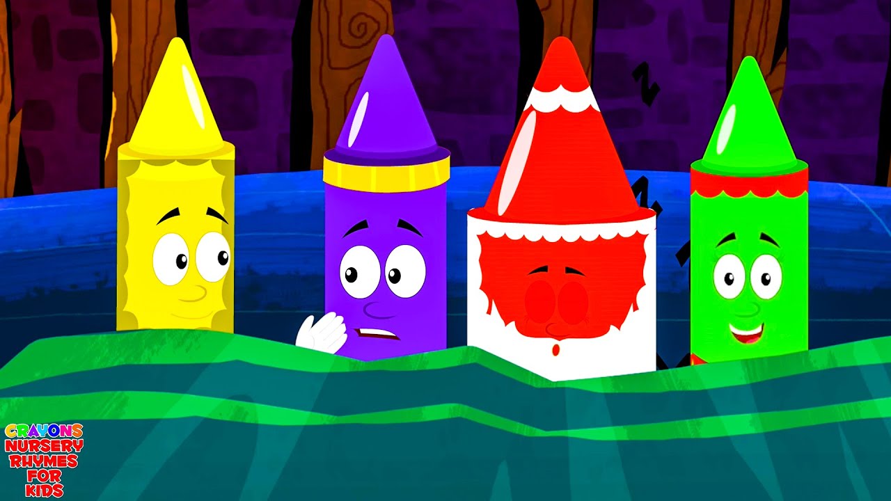 Five In The Bed + More Christmas Songs for Babies by Crayons - YouTube