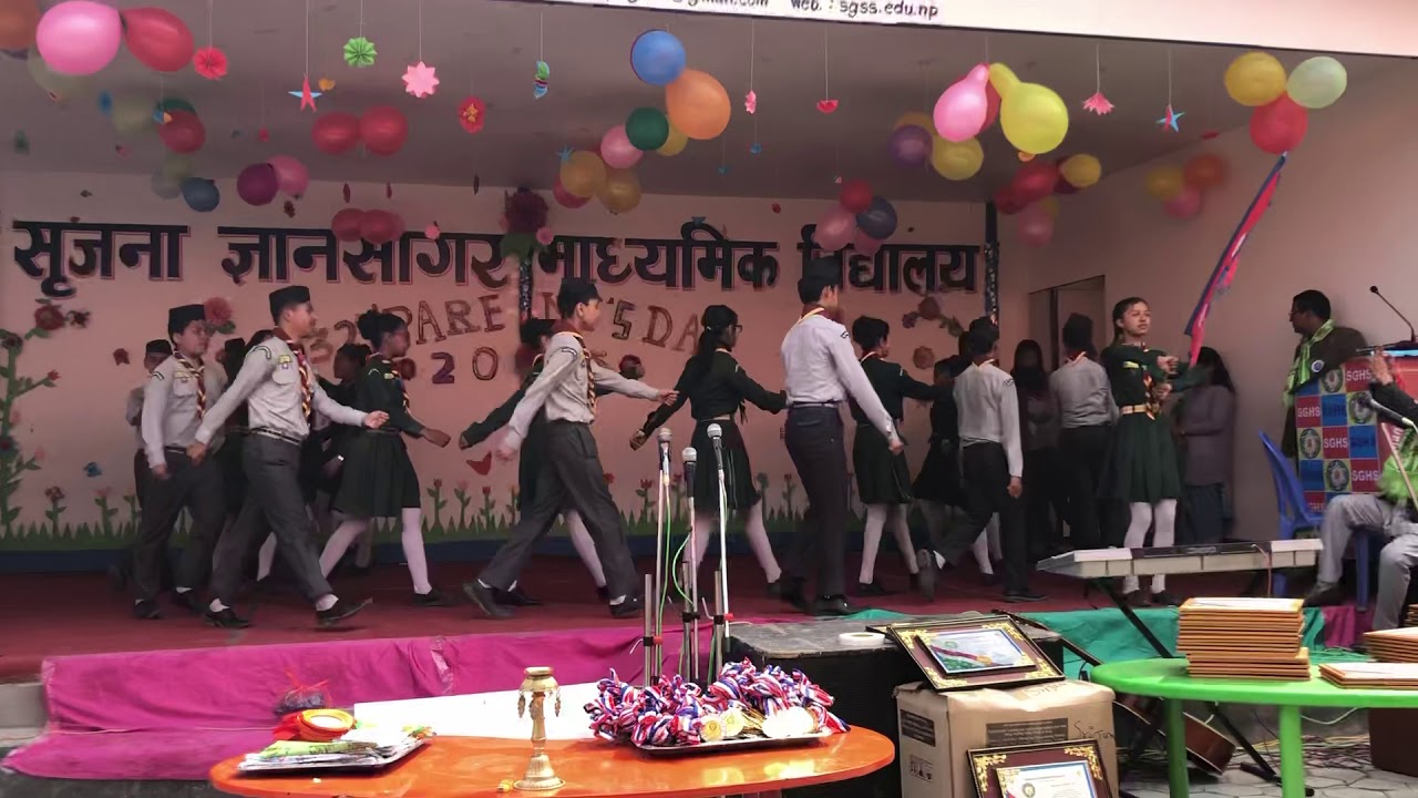 Scout Anthem with dance - YouTube