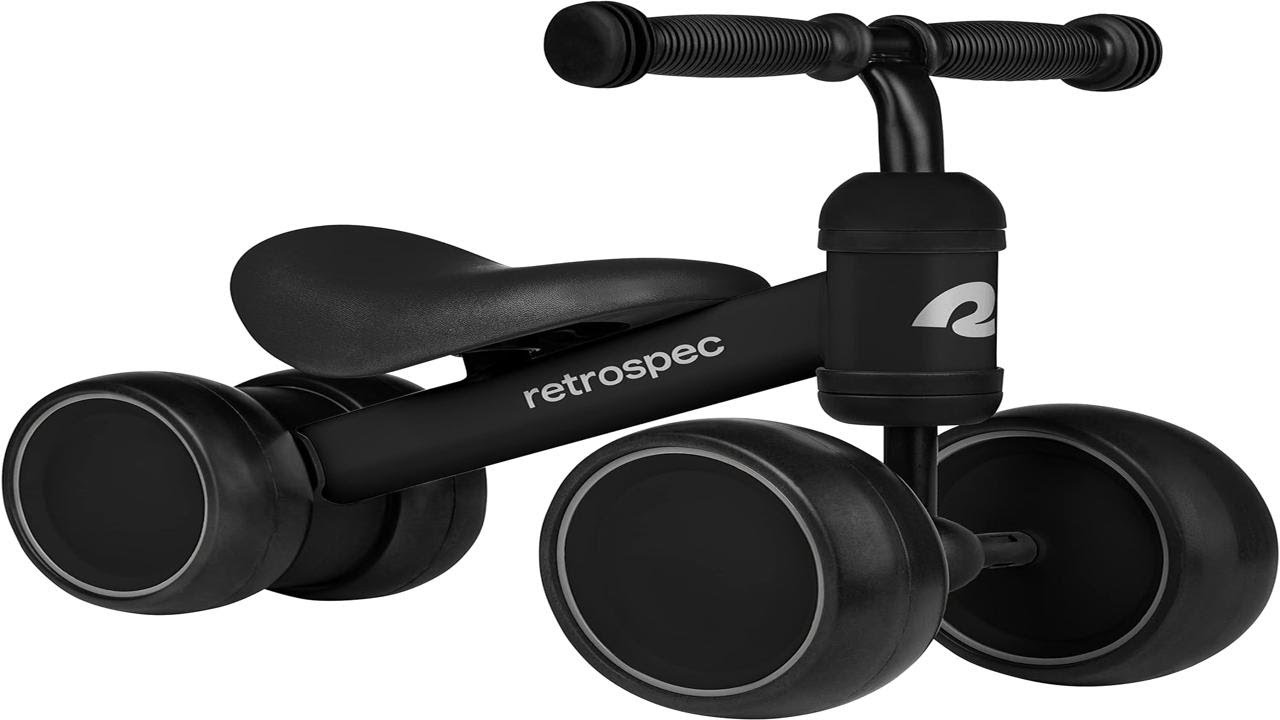 retrospec cricket baby walker balance bike with 4 wheels for ages 12 24 ...