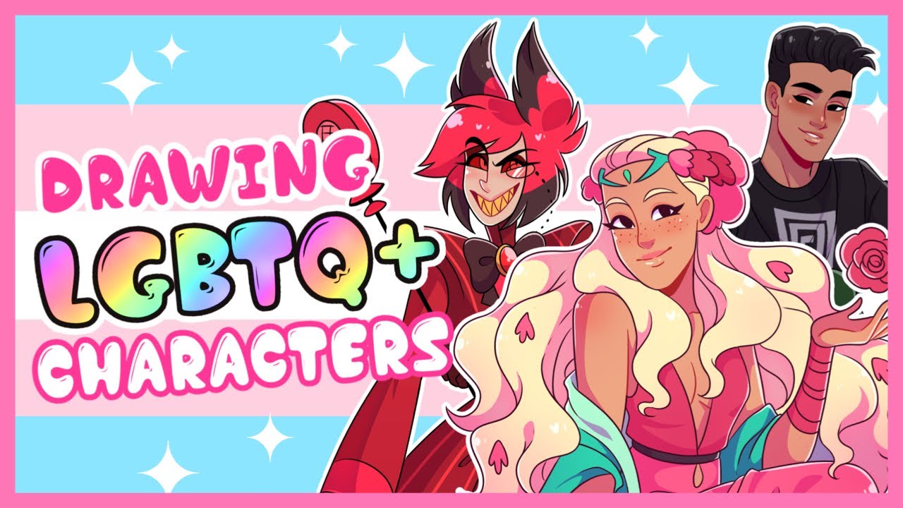 Artist Draws 🏳️‍🌈LGBTQ+ Cartoon Characters || PRIDE (2021) - YouTube