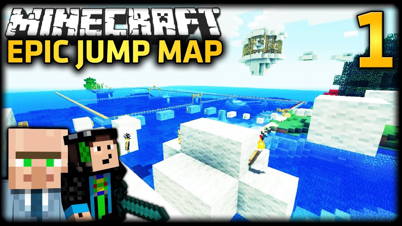 Minecraft EPIC JUMP MAP #1 - Mit GommeHD! (Version 1.1) - YouTube