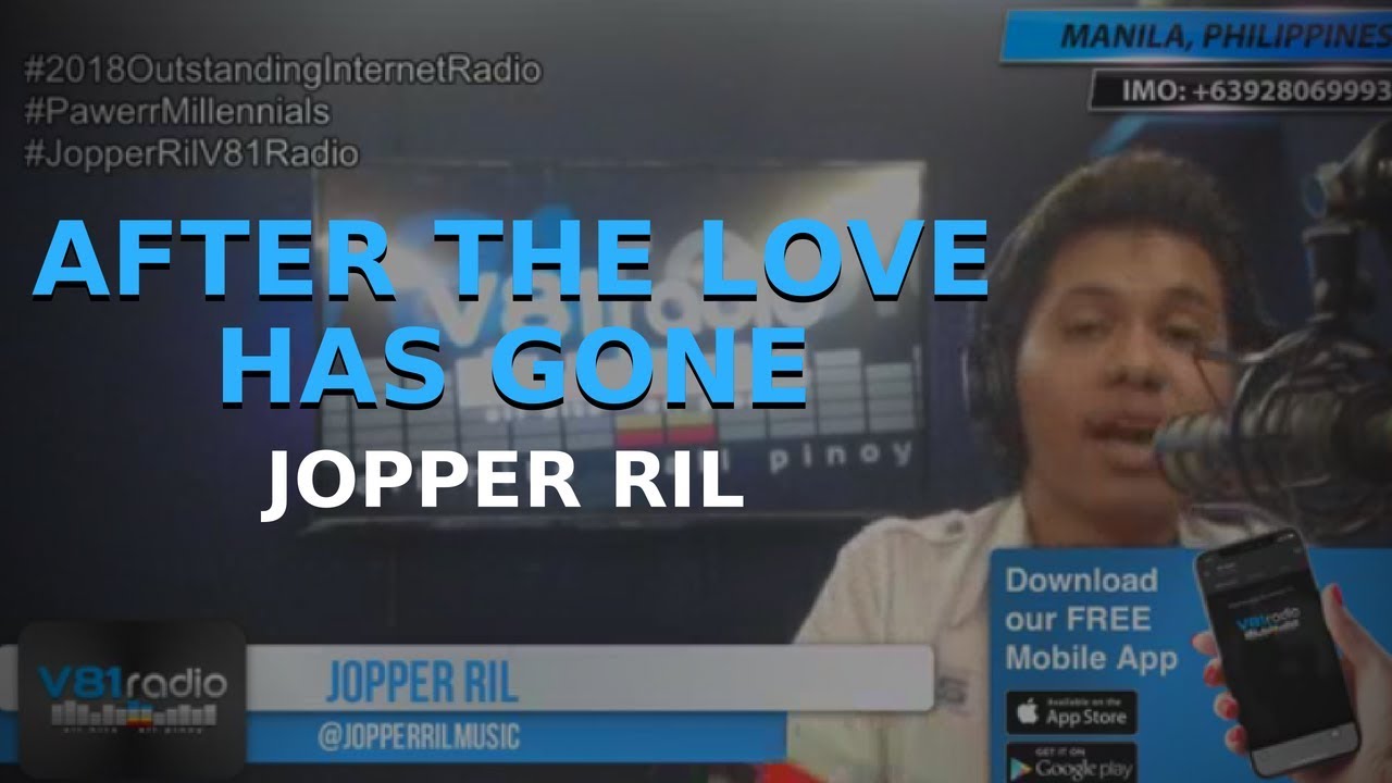After The Love Has Gone (Cover) - Jopper Ril - YouTube