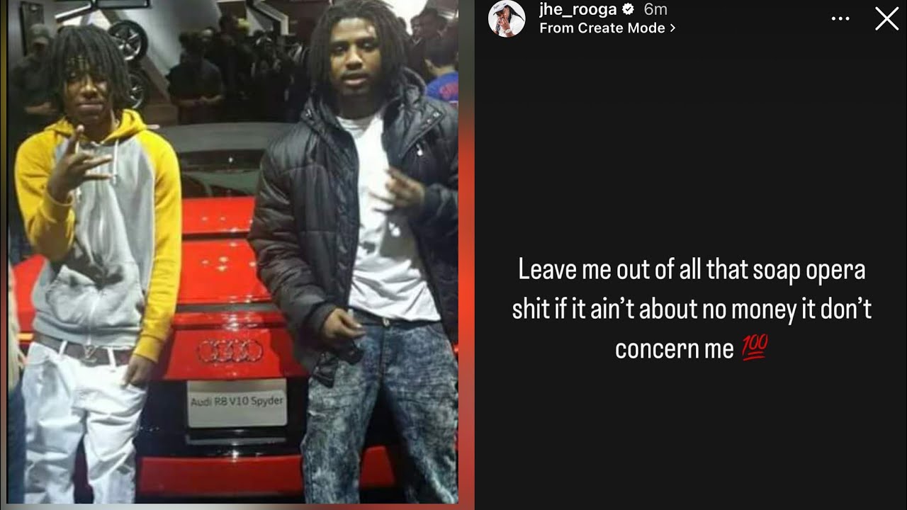 JHE ROOGA RESPONDS TO BILLIONAIRE BLACK DISSING HIS BROTHER SCRAPP😱‼️ ...