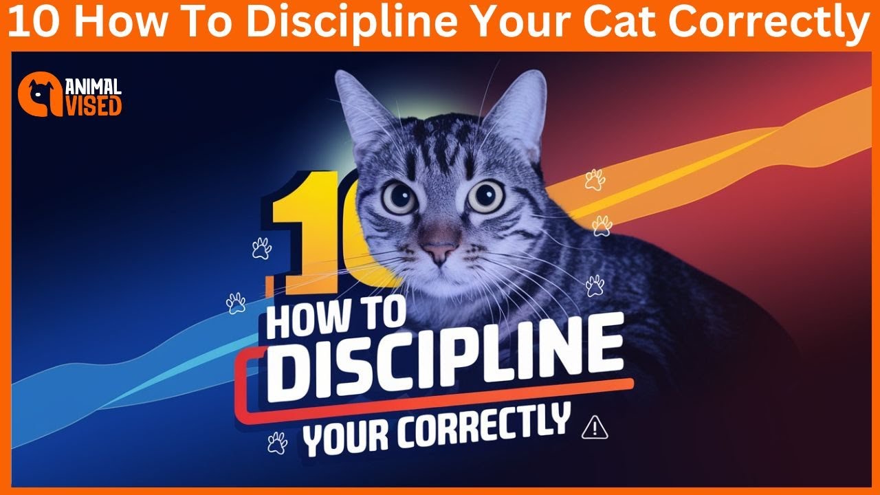 10 How To Discipline Your Cat Correctly - YouTube