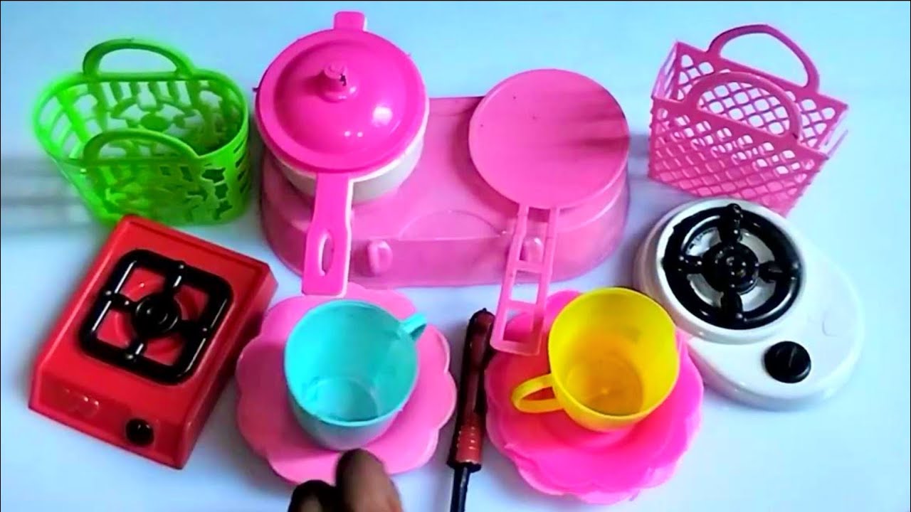 Diy unboxing amazing Mini kitchen set | @miniclay5092 @Dolliyon - YouTube