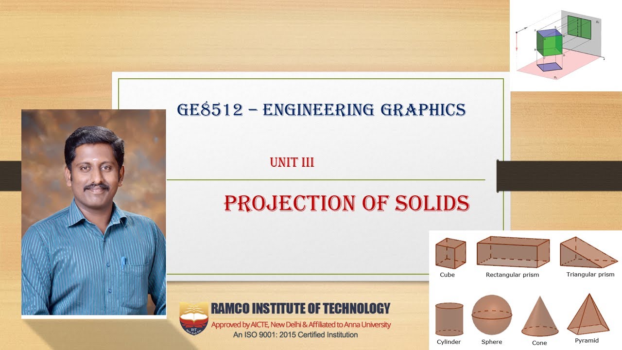 GE8152 Engineering Graphics - Projection of Solids-Note on Solids ...