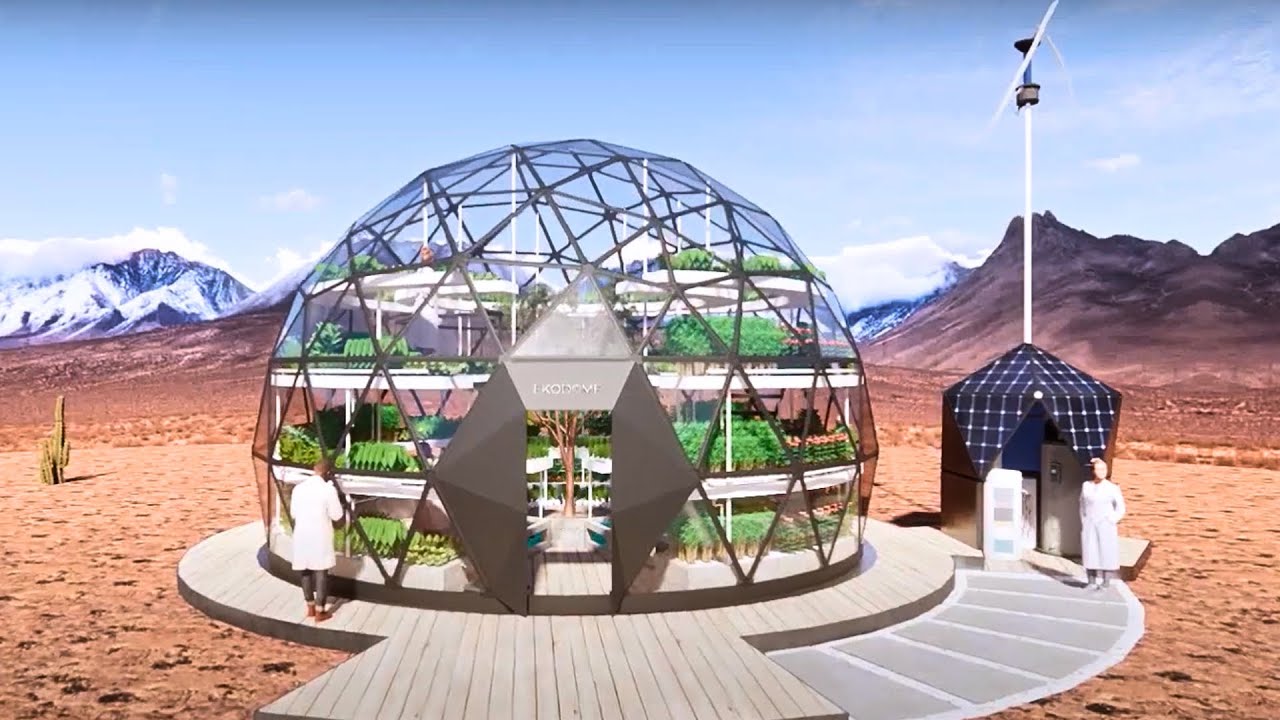Ekodome Aquaponics Greenhouse Geodesic Dome Kit #Ekodome # ...