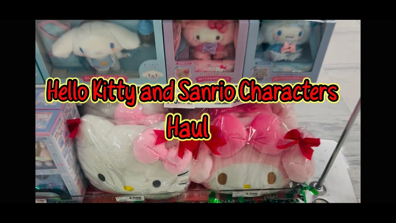 Hello Kitty and Sanrio Characters Haul #highlights - YouTube