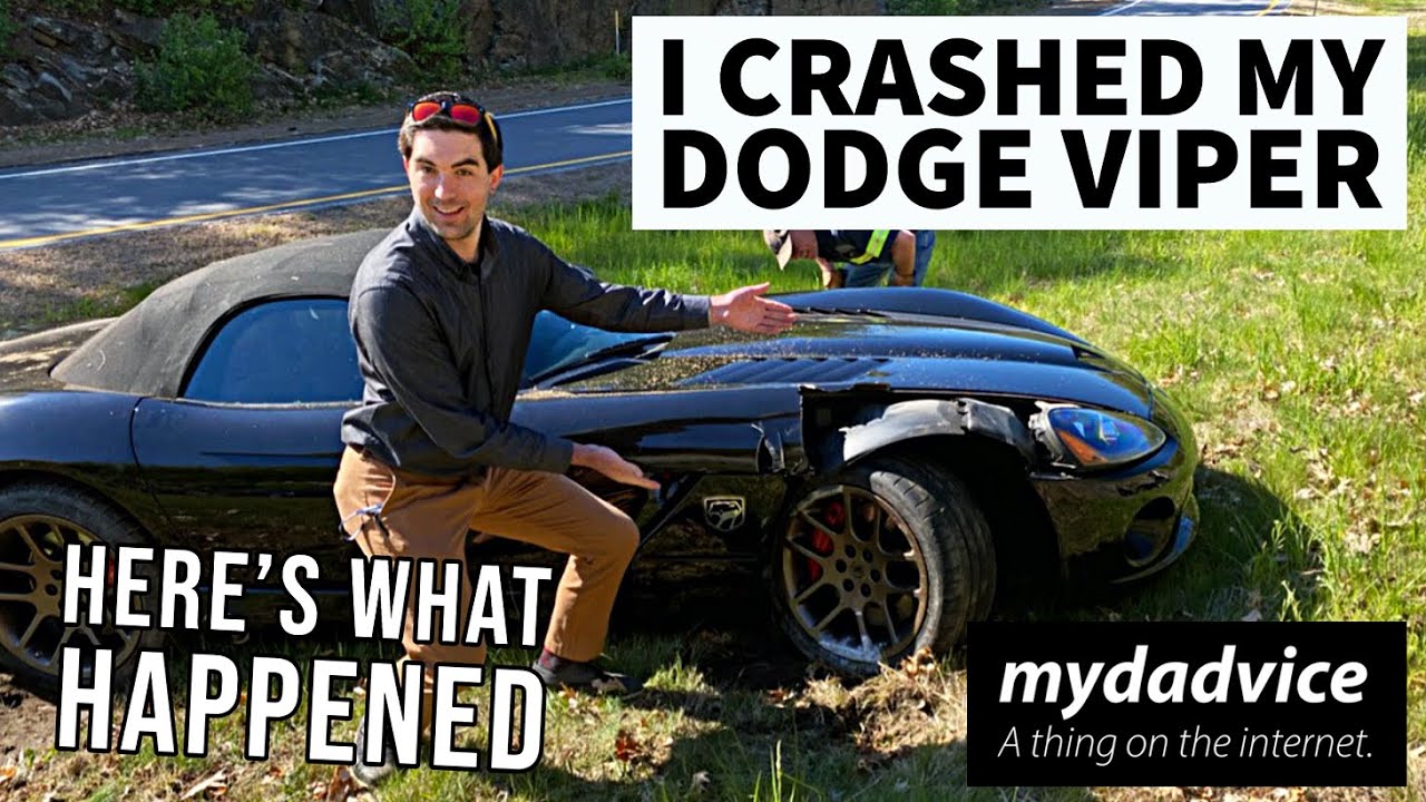 I Crashed My Dodge Viper - Here's What Happened - YouTube