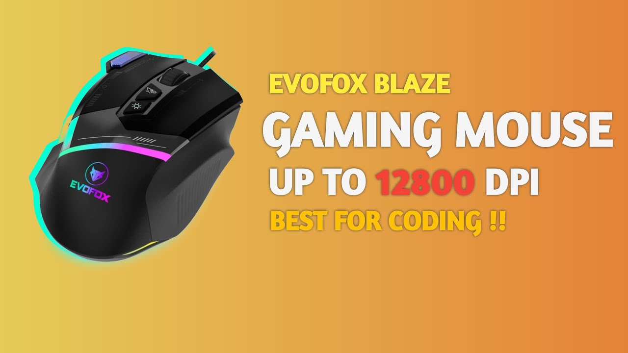 EvoFox Blaze Programmable Gaming Mouse | 500Hz Polling Rate | 7000fps ...