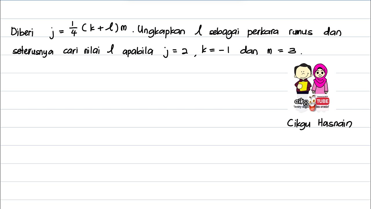 Easy Math 2023 | 01/04/2034 | Soalan 2 - YouTube