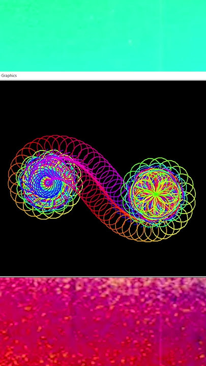 Python turtle graphics code-cool curvy shape. - YouTube