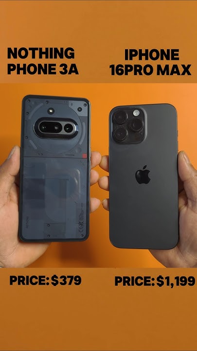 Nothing phone 3a Vs iphone 16 pro max Speed test comparison #shortfeed ...
