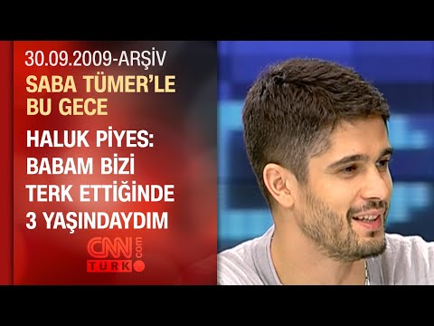 Haluk Piyes: Annem kafamda oklava kırdı - Saba Tümer'le Bu Gece - 30.09.2009