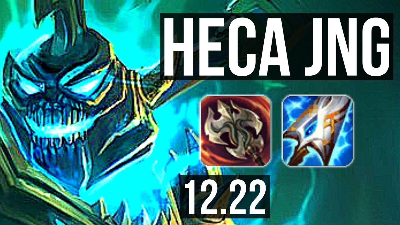 Heca Vs Graves Jng 65 Winrate 8 2 7 300 Games Kr Master 12
